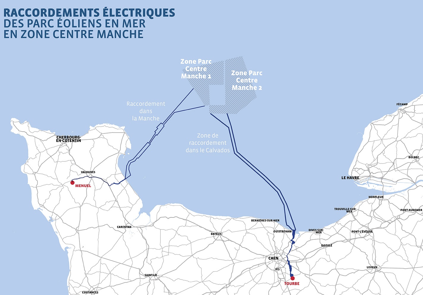 Éolien en mer : la carte des parcs et projets en France