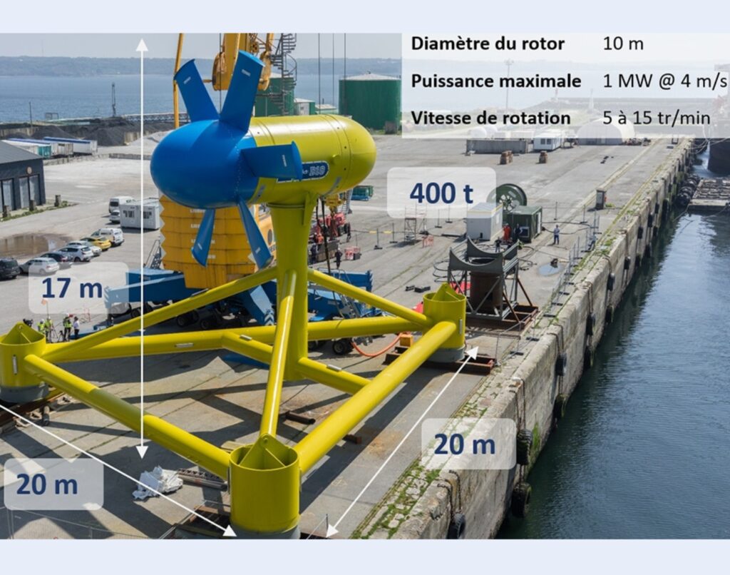 Cette hydrolienne made in France a battu des records de production